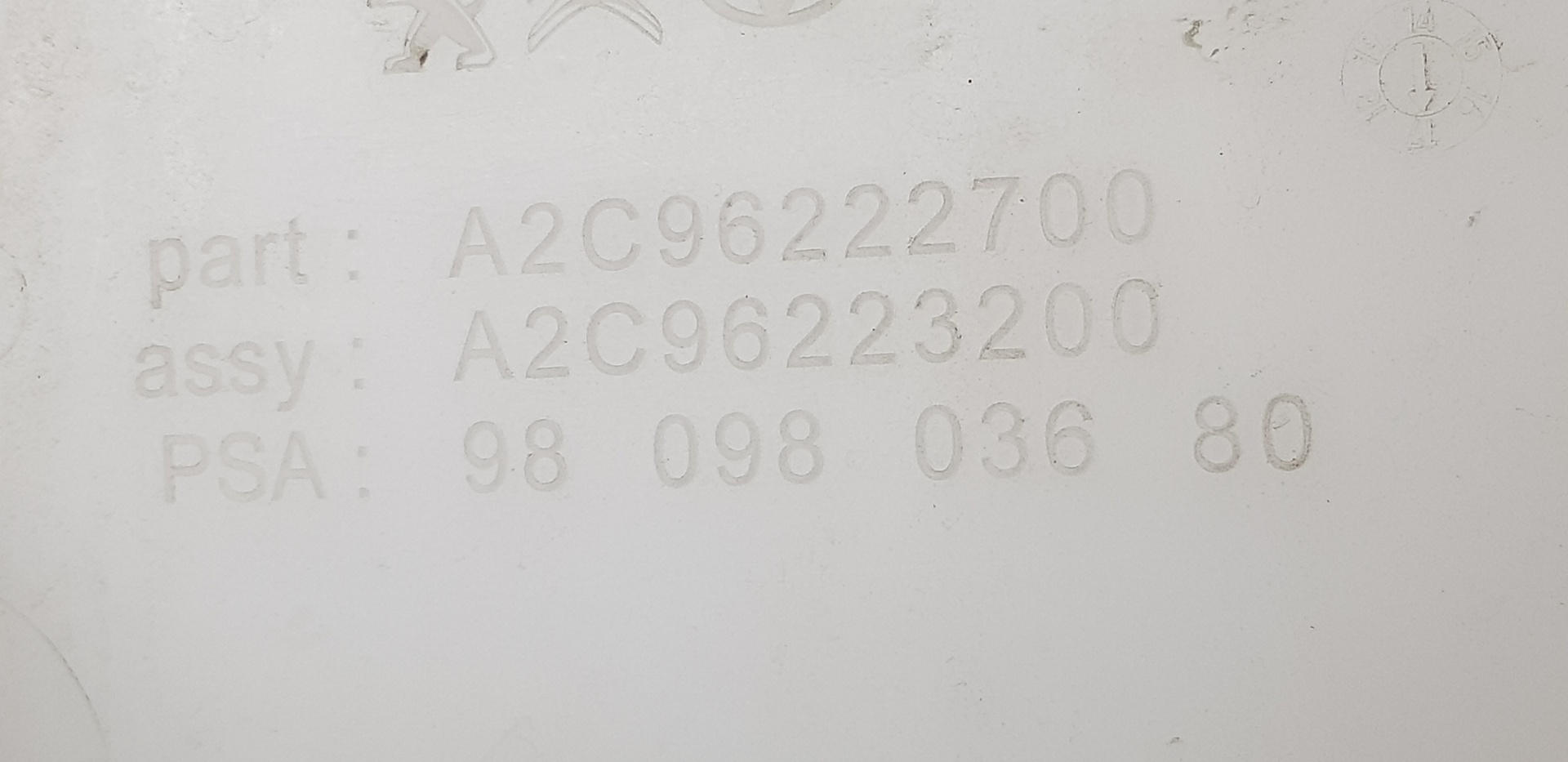 CITROËN Jumpy 2 generation (2007-2016) Window Washer Tank 9809803680 ...